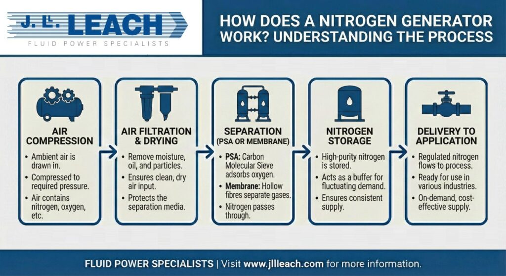 How Does a Nitrogen Generator Work | J Ll Leach