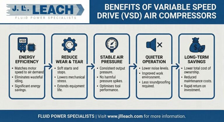Variable-Speed-Drive (VSD) Air Compressors | J Ll Leach